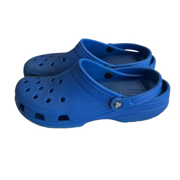 CROCS | Shoes | Crocs Royal Blue Classic Clogs Size W M12 Water Sports ...